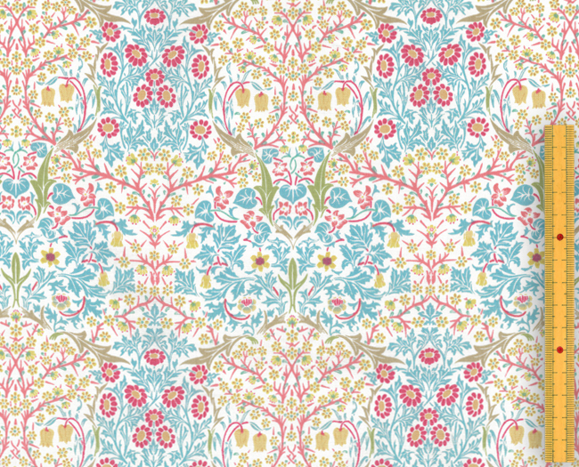 moda fabrics(モダ・ファブリックス)William Morris ウィリアムモリス シーチング生地＜Blackthorn 1892 ...