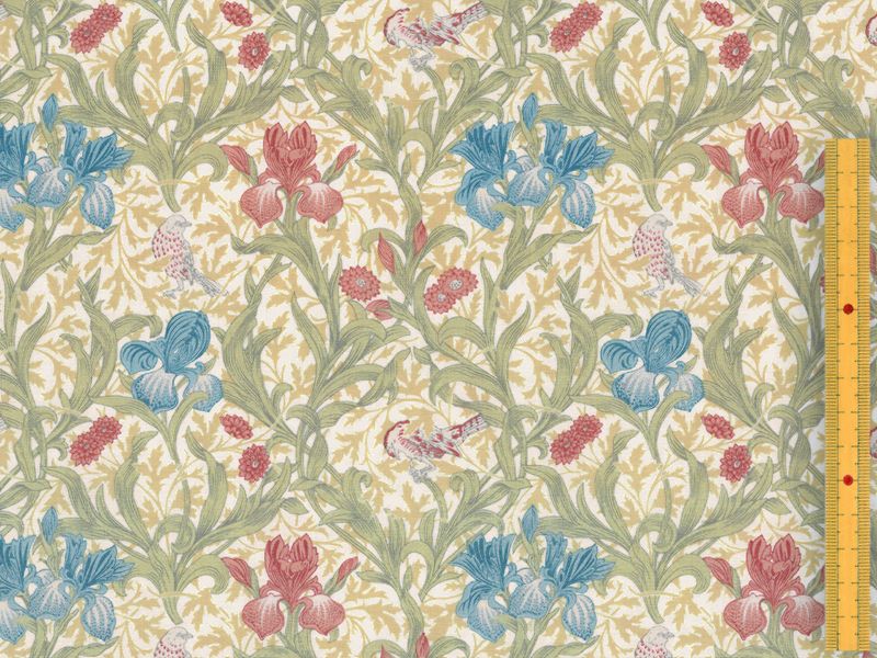 moda fabrics(モダ・ファブリックス)William Morris ウィリアムモリス シーチング生地＜Iris＞(アイリス)MINT ...
